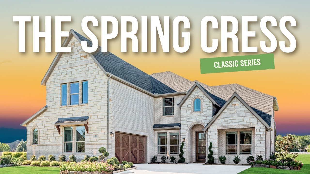 Spring Cress Floor Plan | Classic Series | New Homes in DFW ...