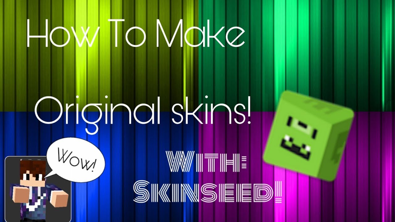 How to make Minecraft skins! | Skinseed Tutorial | Tiberanium YT - YouTube