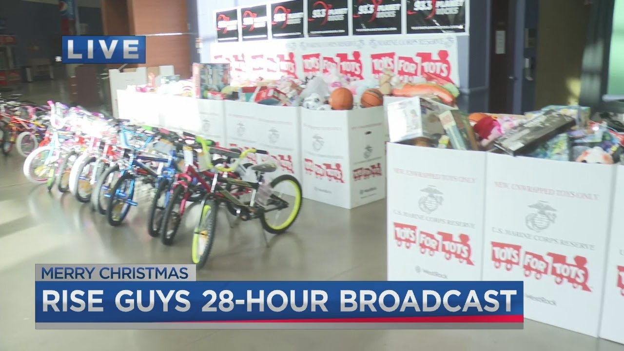 Rise Guys Toys for Tots 28 hour broadcast - YouTube