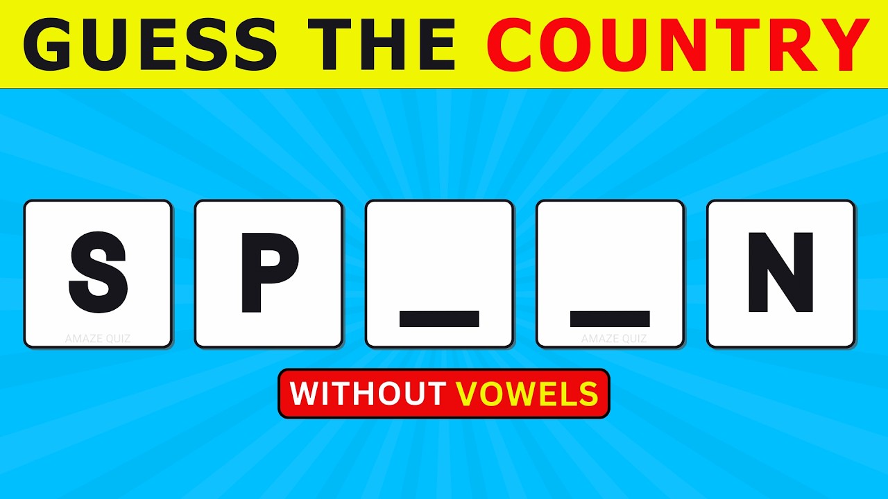 Guess the Country Word Games #2 | Country Quiz 🌎🤔 - YouTube
