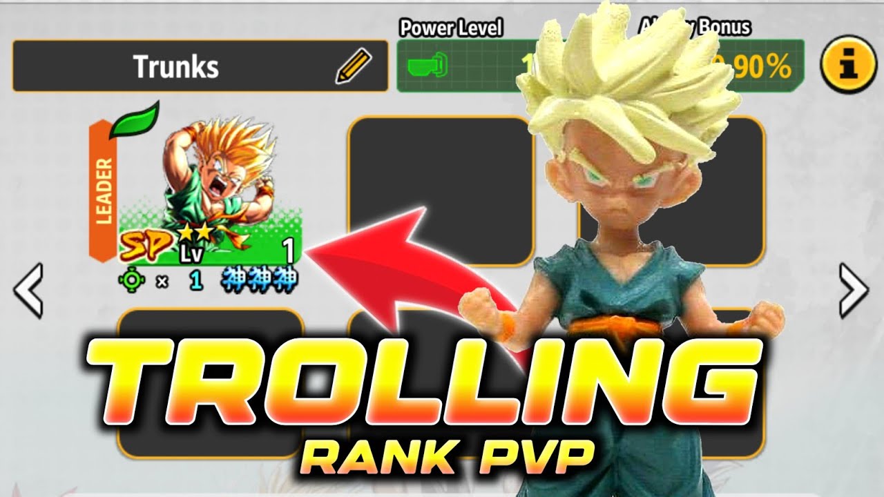 TROLLING WITH (LVL.1) NEW SSJ KID TRUNKS IN RANK PVP WITH PROOF!!! I ...