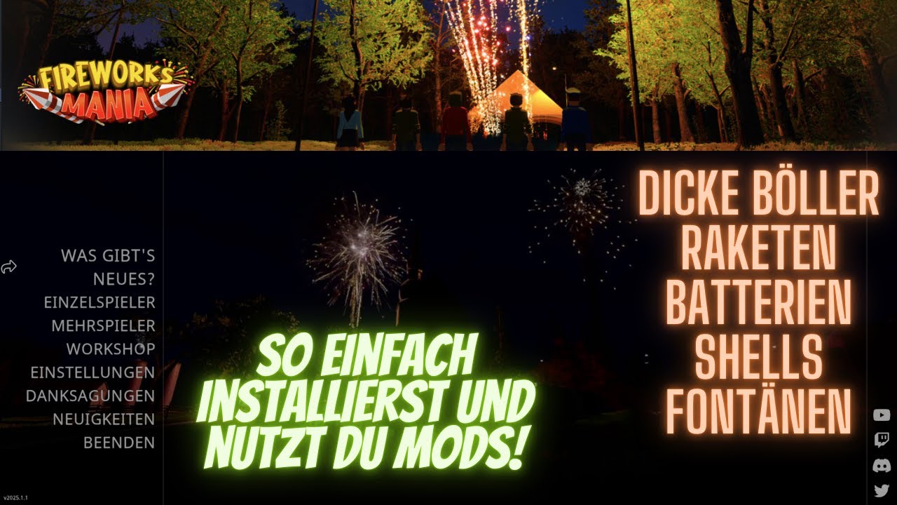 Fireworks Mania - Mods installieren und nutzen - So einfach 😍 MODS ...