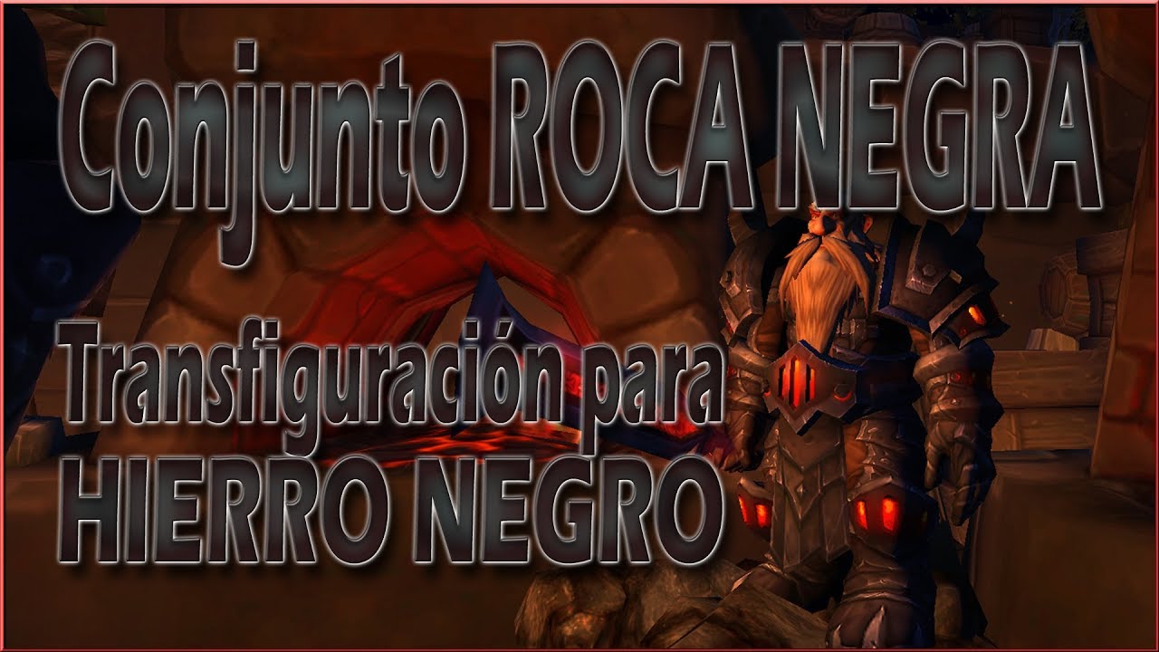 Conjunto ROCA NEGRA para Enano HIERRO NEGRO - YouTube