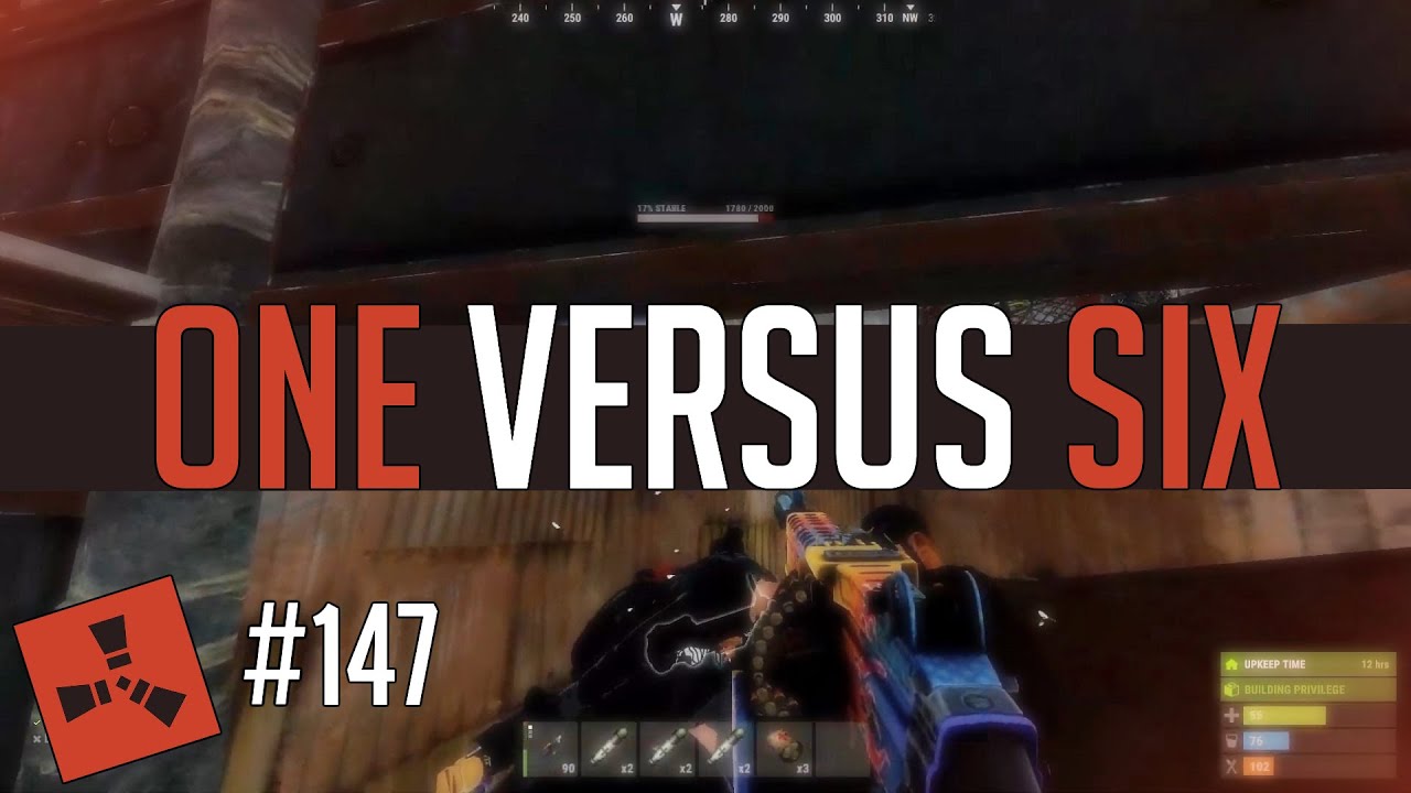 SOLO RAID DEFENSE against SIX MAN! (Rust Highlights #147) - YouTube