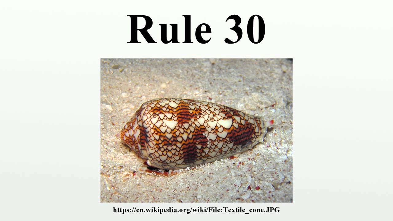 Rule 30 - YouTube