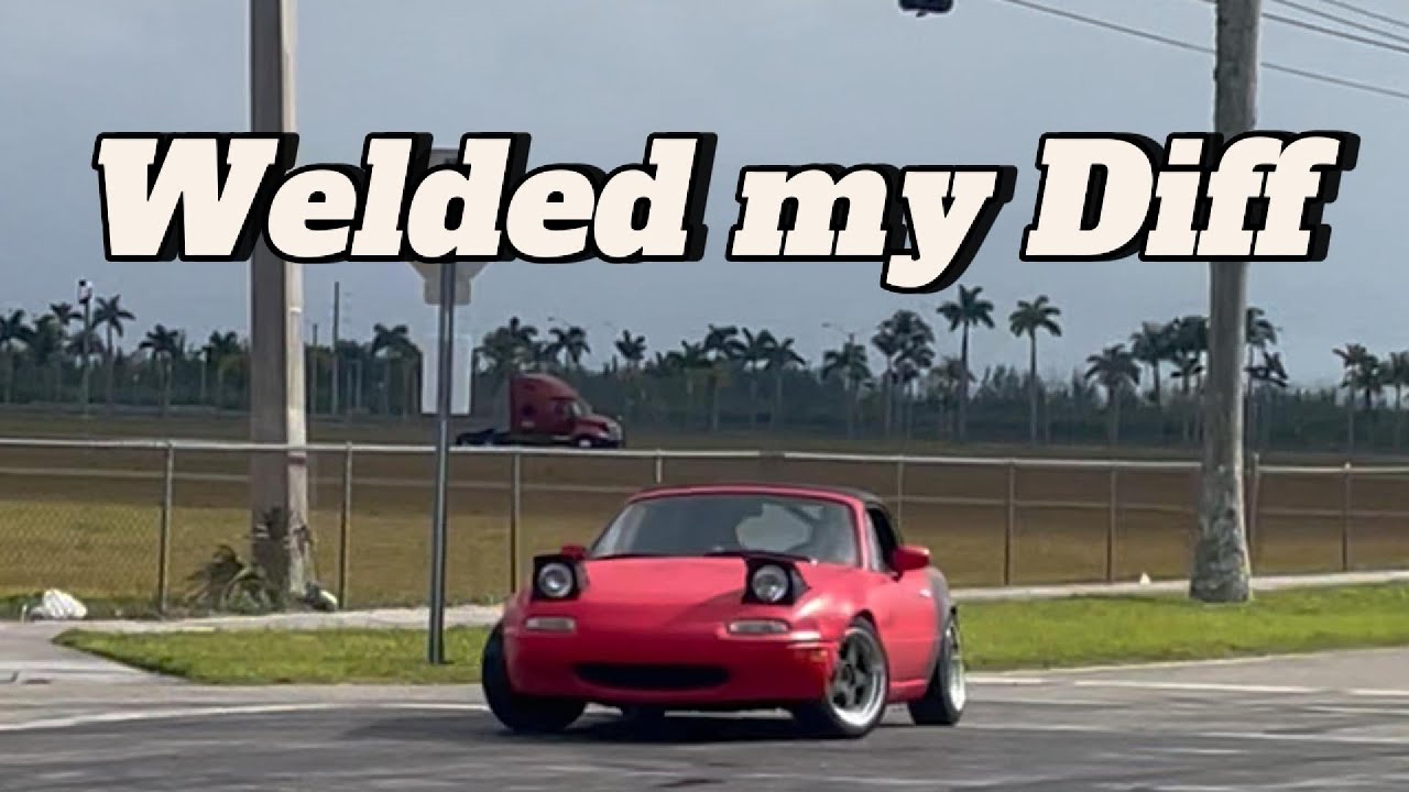 Miata Welded Diff and Street Drifting - YouTube