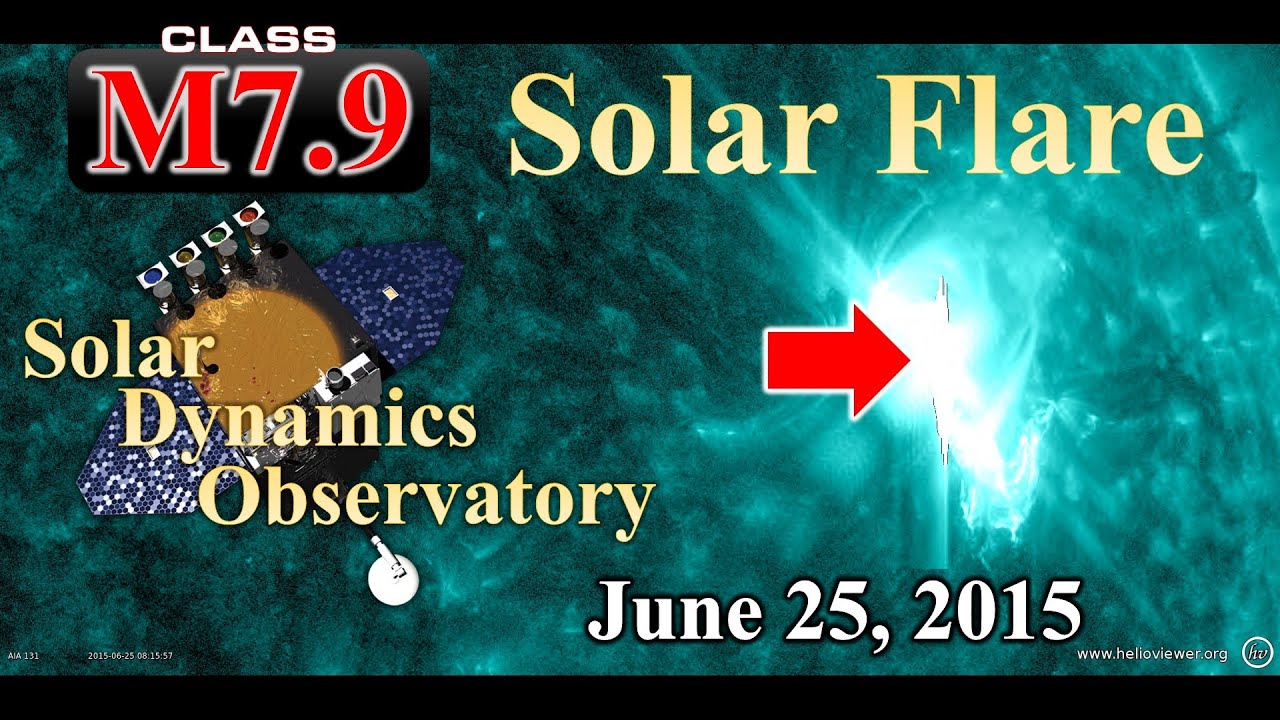 Solar Flare |M7.9 Class | 25/06/2015 | NASA | Solar Dynamics ...