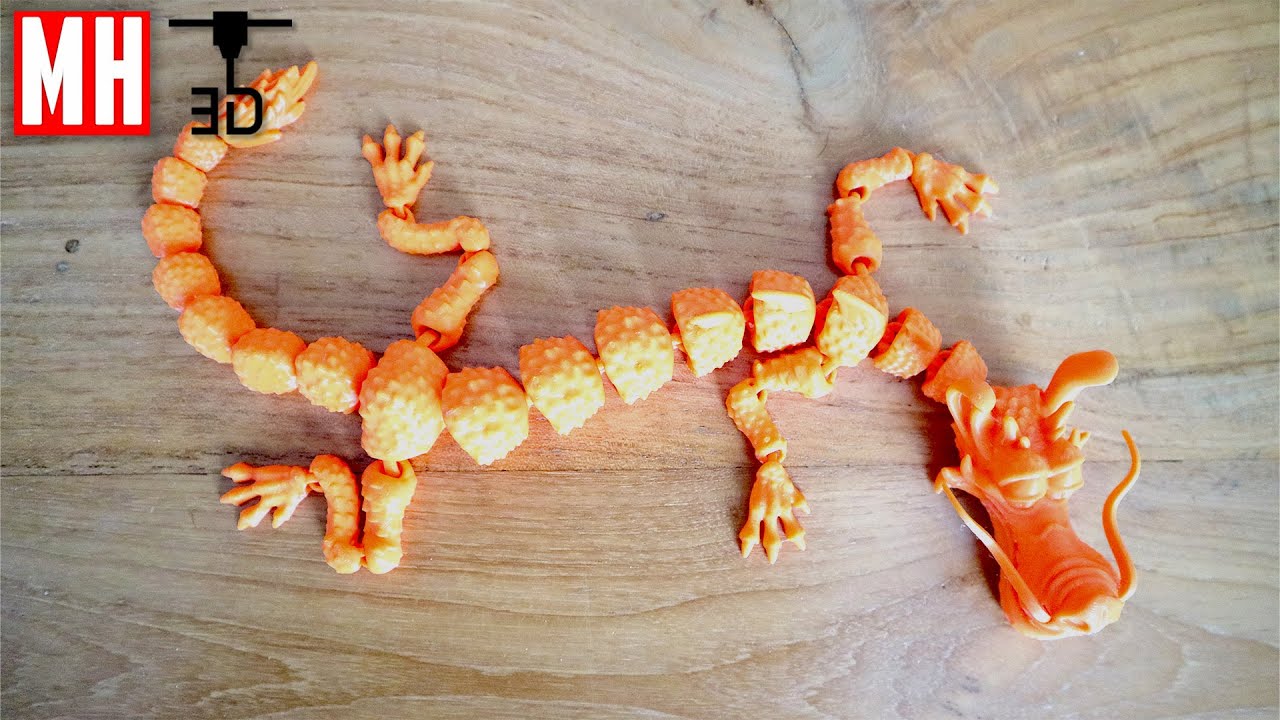 "Mushu" 3D Print timelapse from Disney's Mulan - YouTube