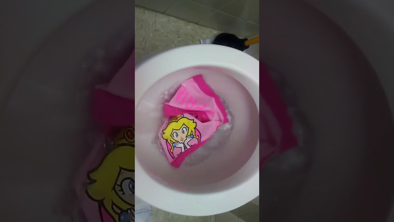 Princess panty flush - YouTube