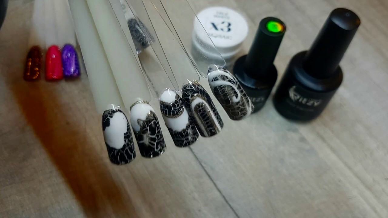 Easy Nail Art "Cracked" Design - Nail Art Tutorial - RITZY Nails ...