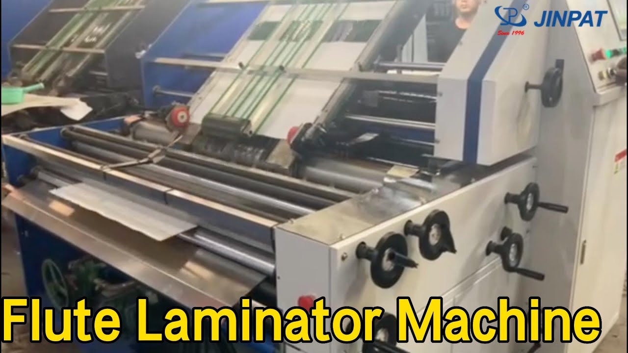 Automatic High Speed Flute Laminator Machine 150m/min With Touch Screen ...
