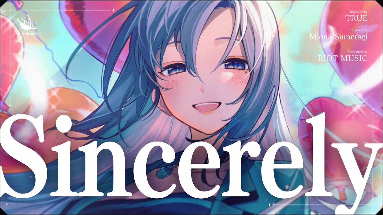 Sincerely - TRUE // covered by 皇美緒奈 - YouTube