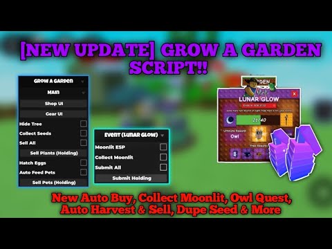 [NEW UPDATE] GROW A GARDEN SCRIPT - AUTO OWL QUEST/ BUY & SELL ...