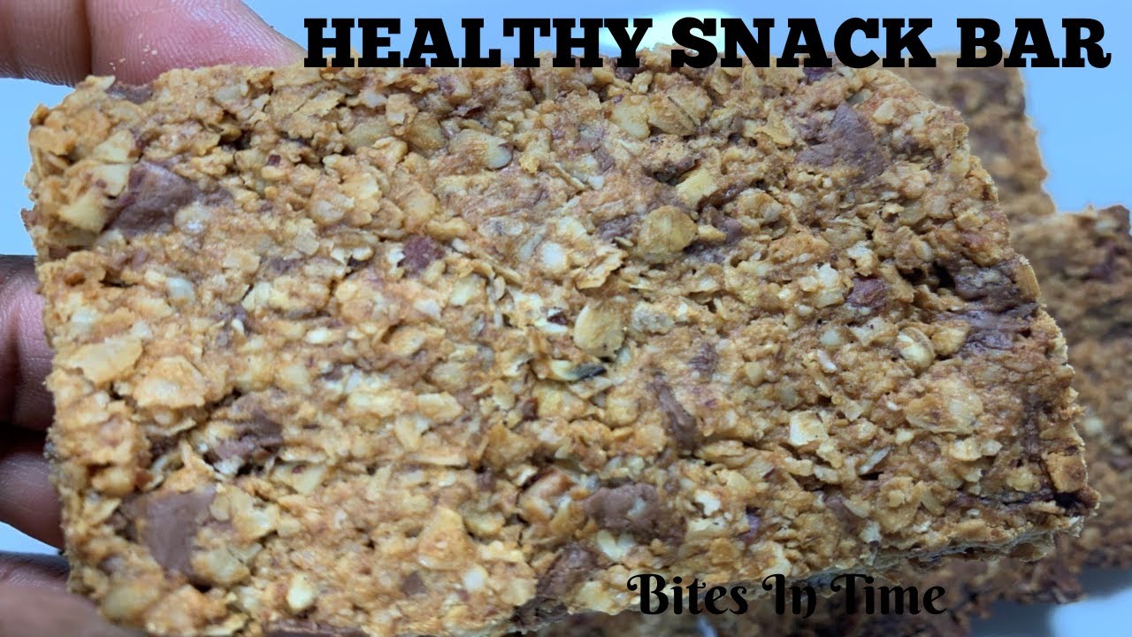 6 INGREDIENTS SNACK BAR - HEALTHY AND DELICIOUS - HOMEMADE SNACK BAR ...