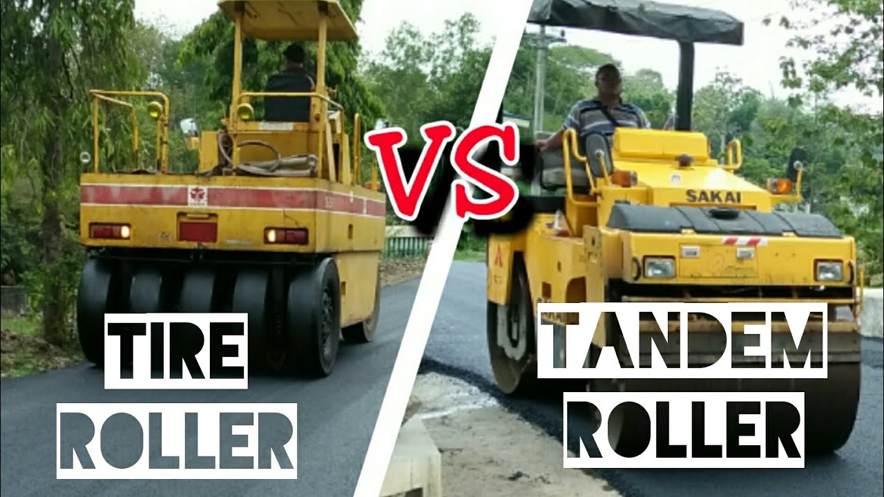 TIRE ROLLER VS TANDEM ROLLER - YouTube