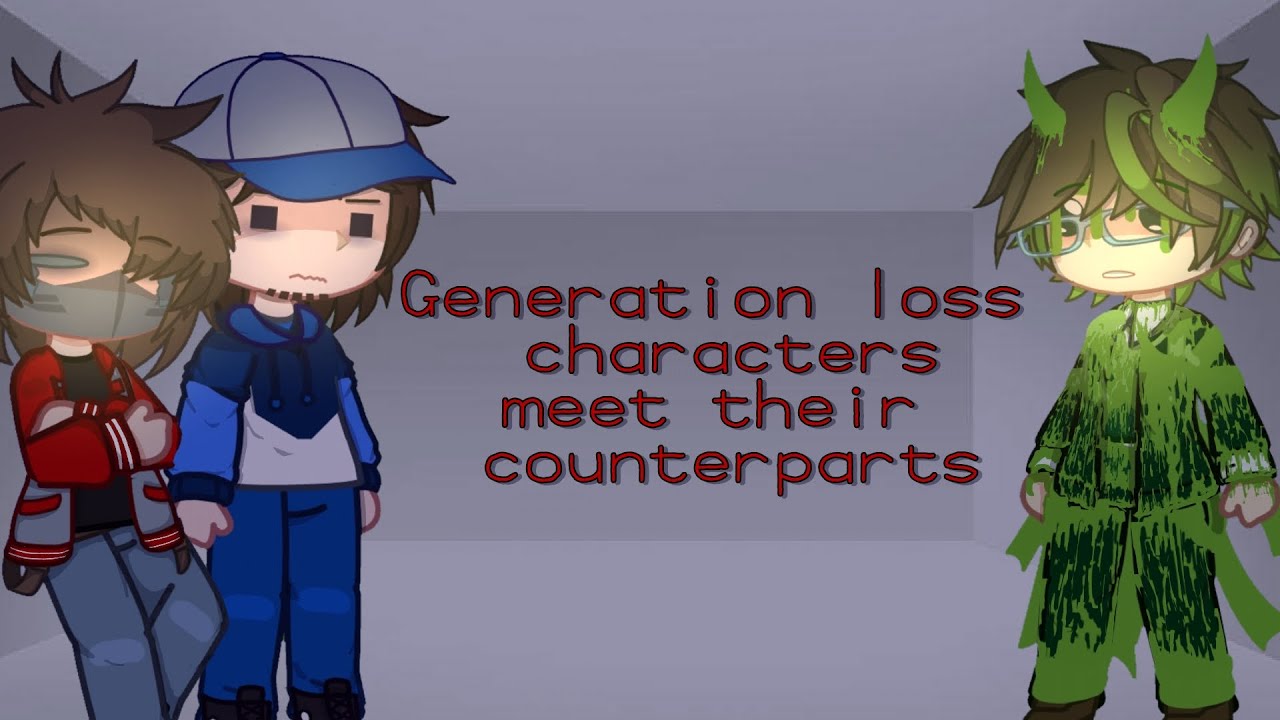 Genloss characters meet their counterparts [Ft.Ranboo, Slimecicle and ...