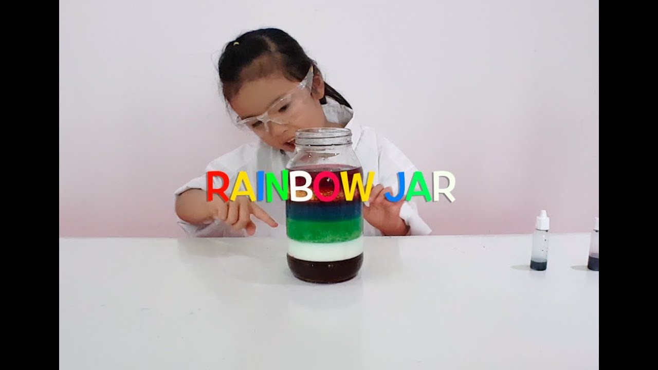 Kayli's 6 Layer Rainbow Jar Density Experiment - YouTube