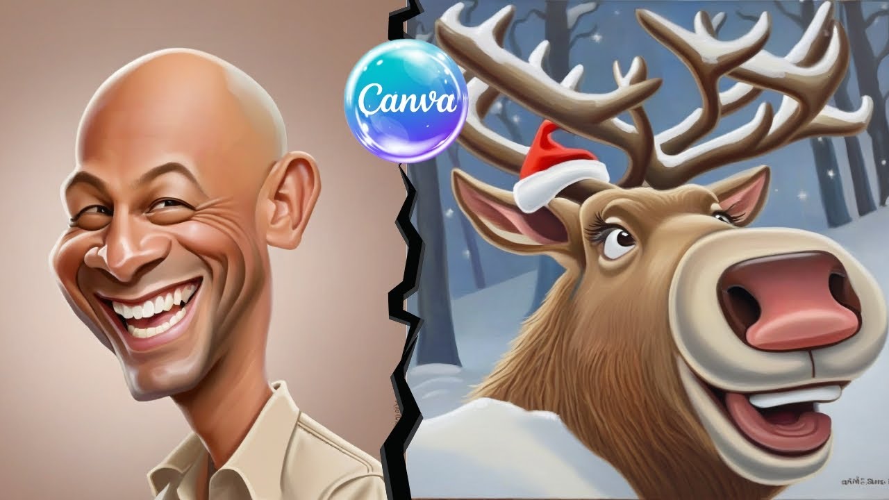 Create Stunning Caricatures in Canva: Easy Step-by-Step Tutorial - YouTube