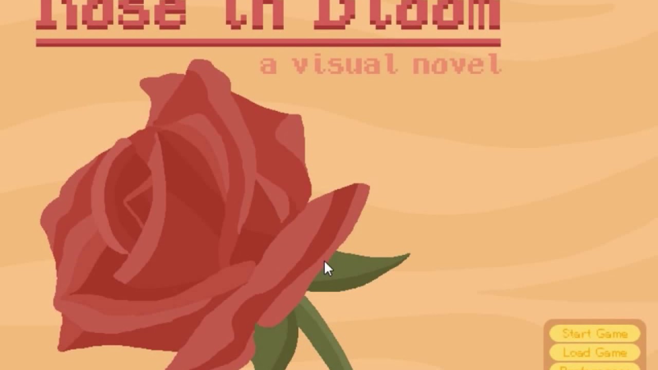 Rose in Bloom{ visual novel game} full - YouTube