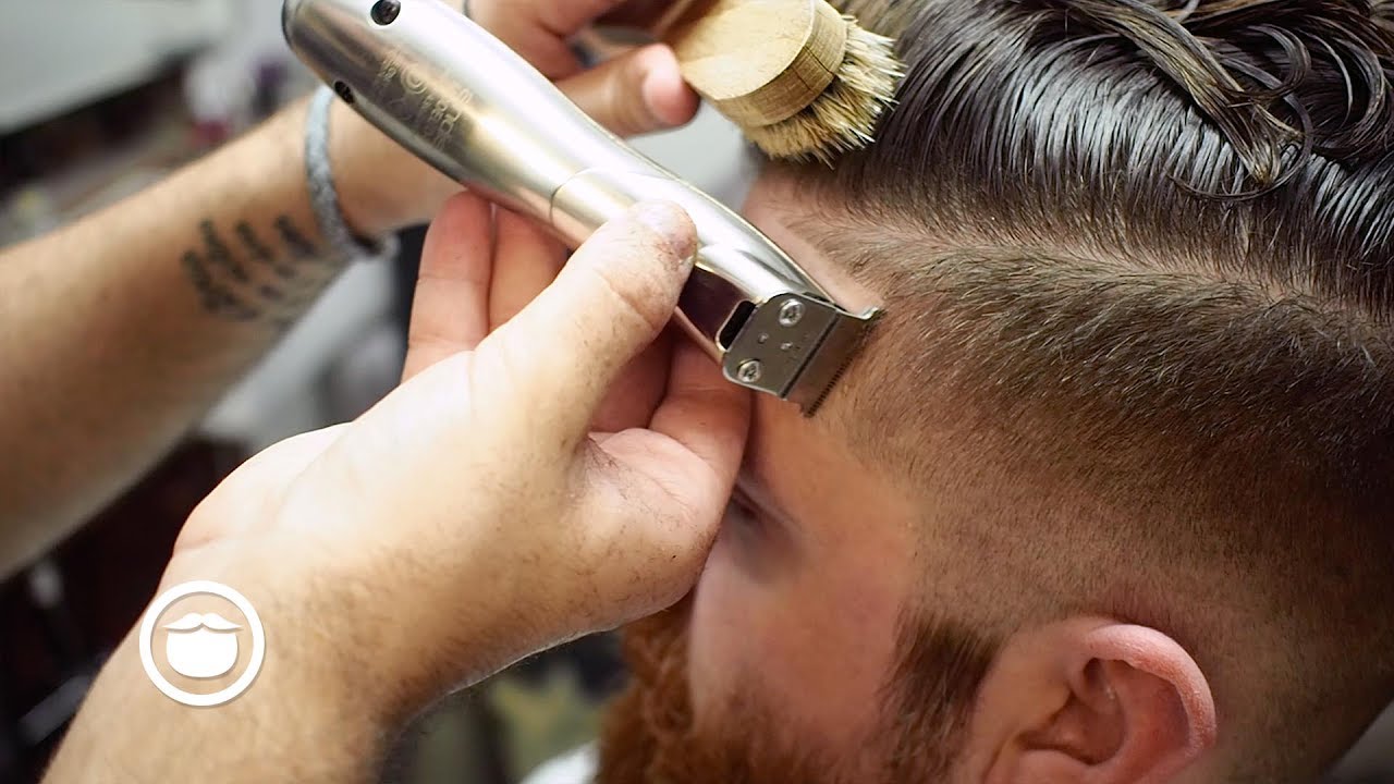 Undercut with Sharp Edges & Beard Trim - YouTube