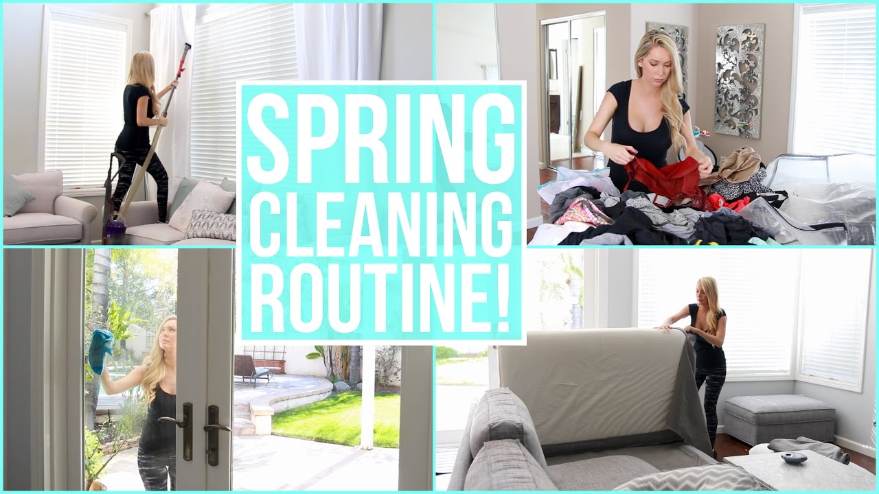 My Spring Cleaning Routine! - YouTube