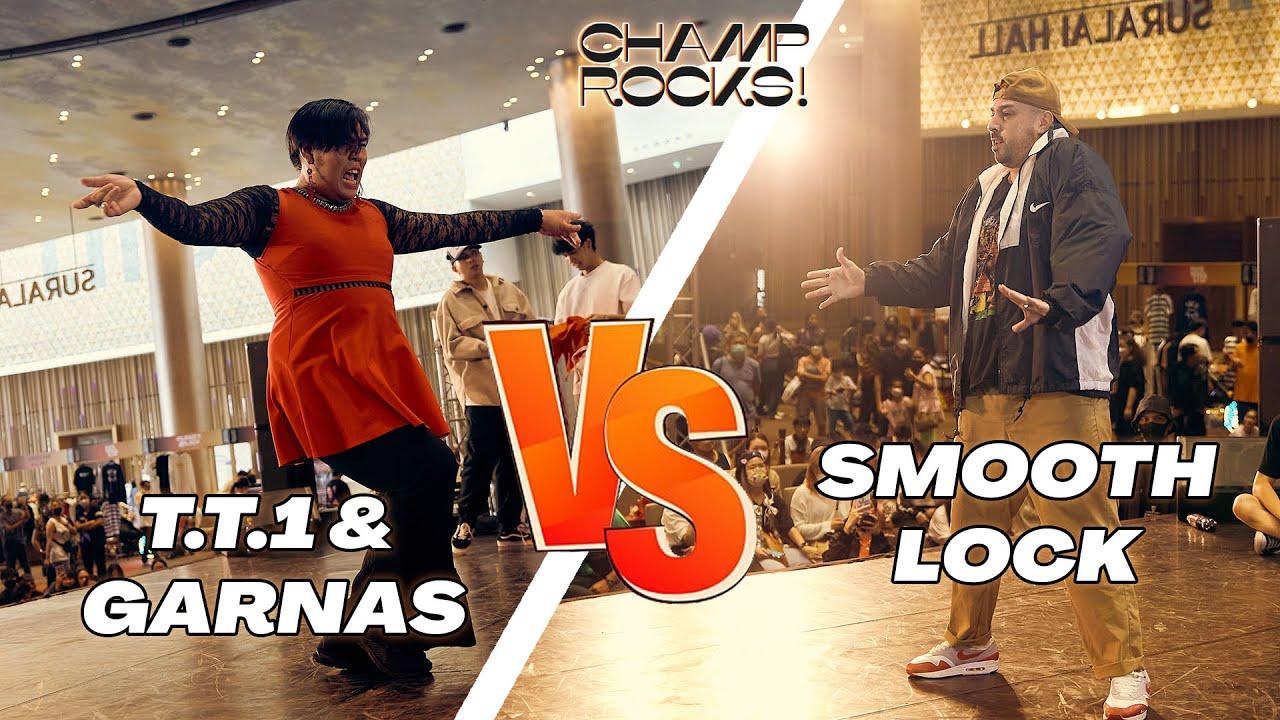 TOP 8 BATTLE | T.T.1 & GARNAS VS SMOOTHLOCK | CHAMP ROCKS! BKK 2022 | 2 ON 2 BATTLE @ICONSIAM ...