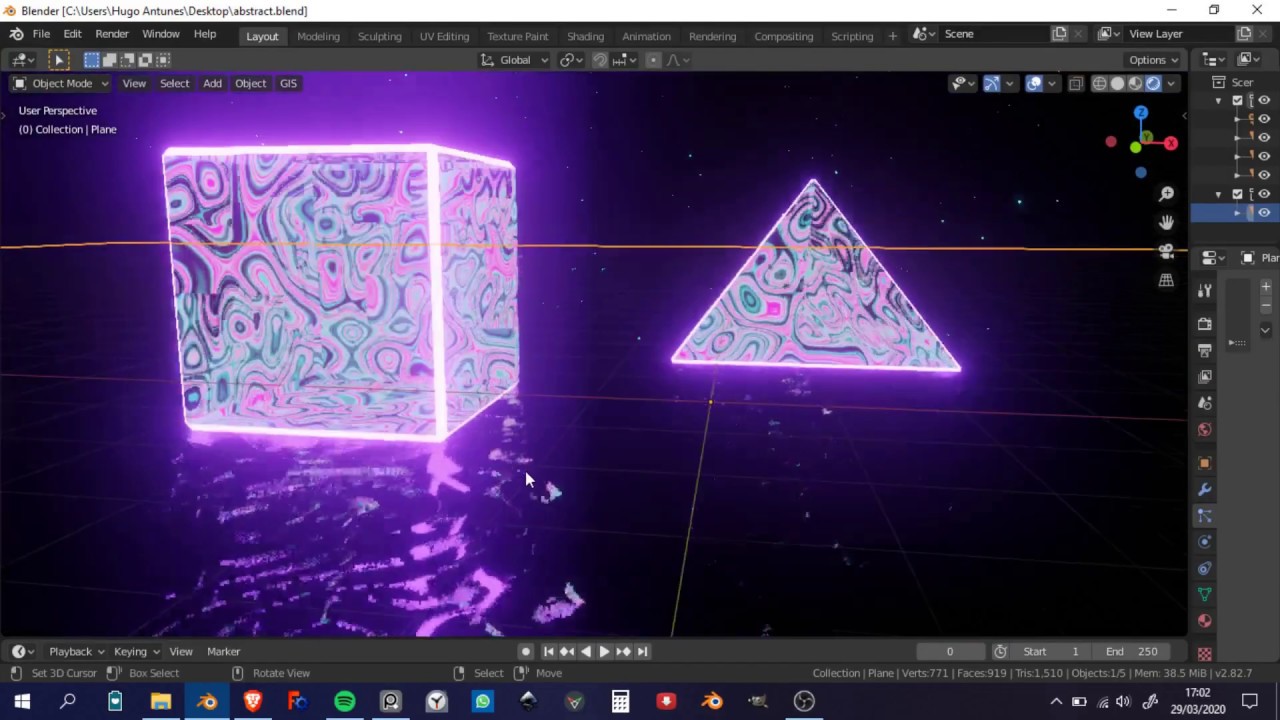 Blender tutorial - Abstract Musgrave - Art with Blender - YouTube