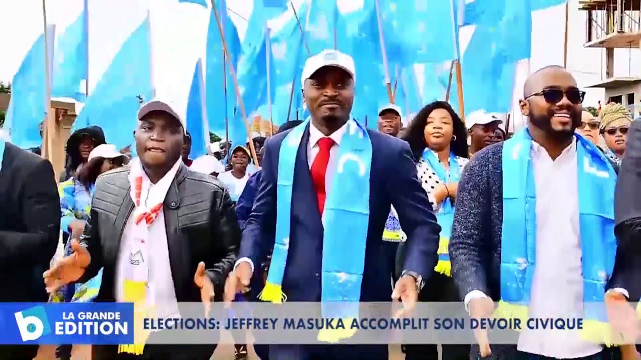 Elections: Jeffrey Masuka accomplit son devoir civique - YouTube