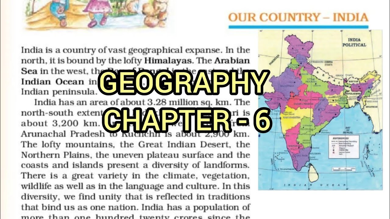 CLASS-6 || GEOGRAPHY || OUR COUNTRY-INDIA 🇮🇳 || NCERT || KOKBOROK - YouTube