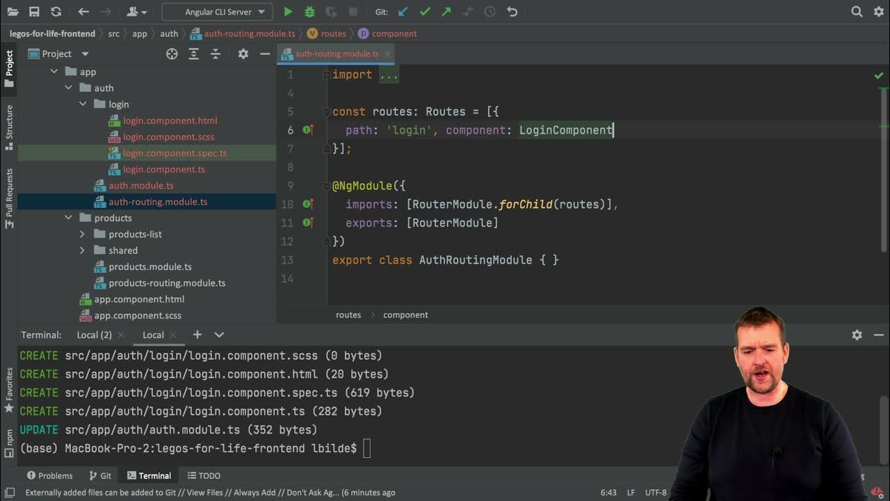 Distributed Programming Fullstack 2021 | S3P21 | Angular Security | Auth Module - YouTube