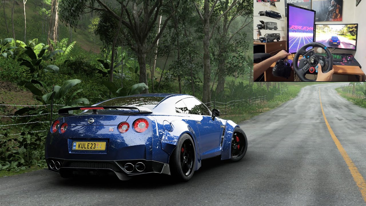Nissan GTR R35 Nismo Backfire | Logitech G29 Steering wheel gameplay ...