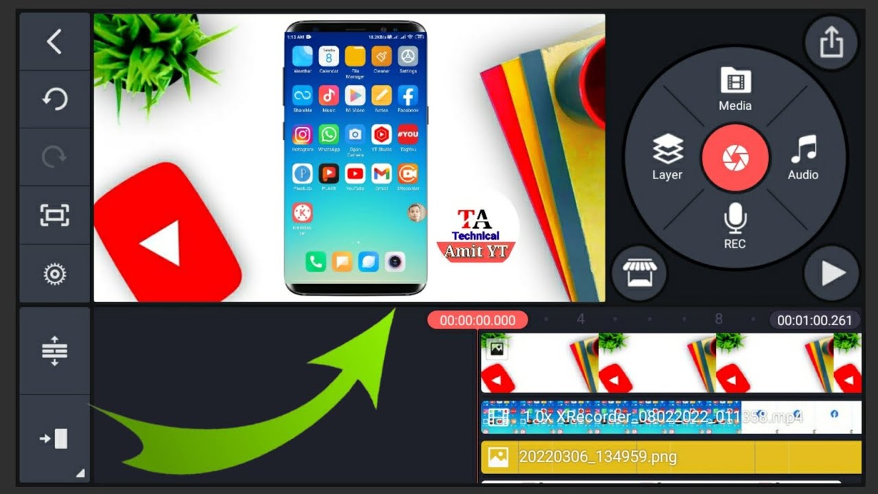 mobile frame editing | how to add mobile frame in video| youtube video ...