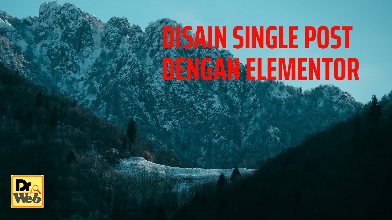 Disain Single Post dengan Elementor - YouTube