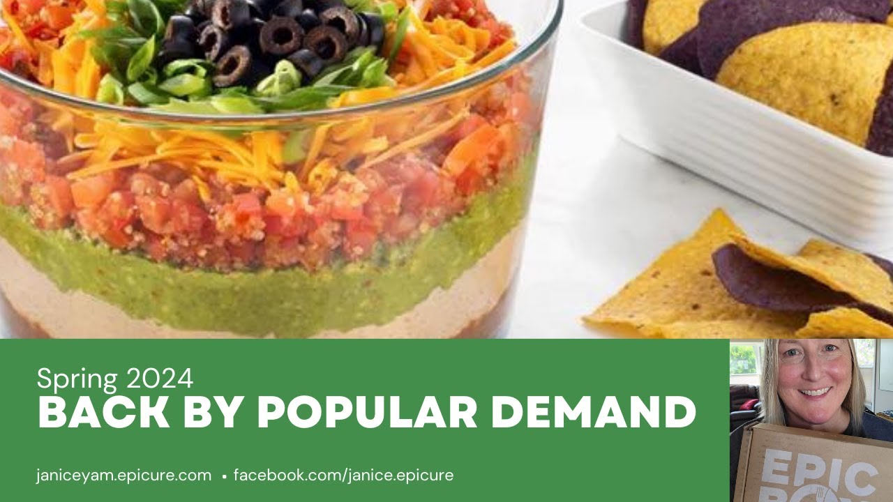 Epicure’s Nacho Cheese Dip (Mexican Layer Dip) - YouTube