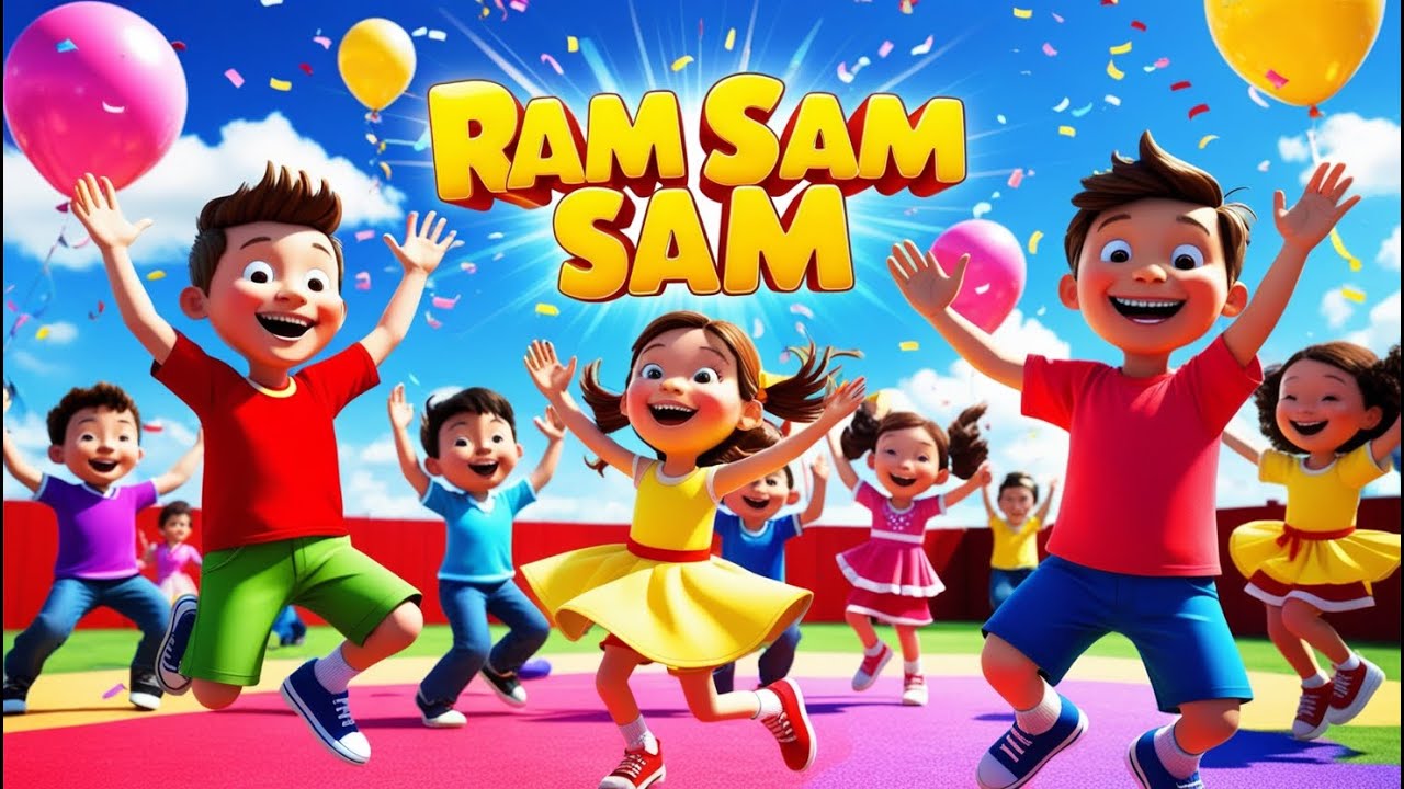 A Ram Sam Sam + More Dance Songs for kids | Nursery Rhymes & Kids Songs ...