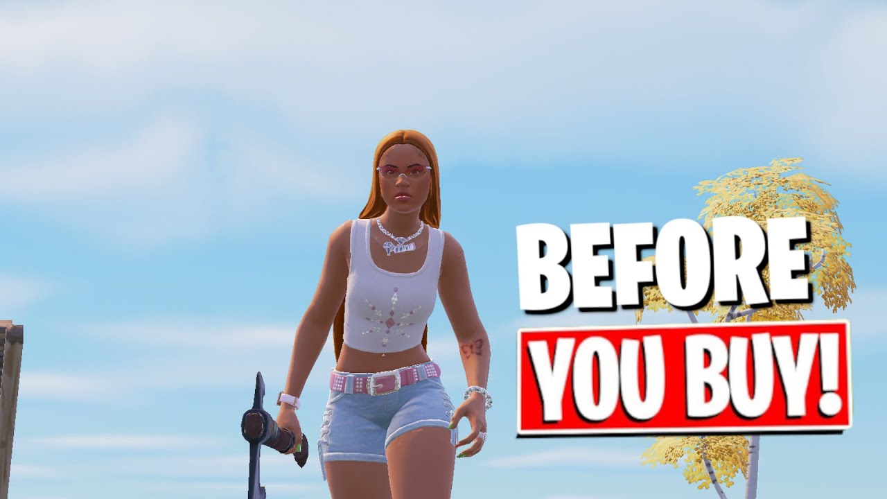 Fortnite ICE SPICE Skin Review - YouTube