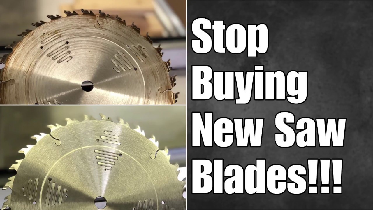 STOP BUYING NEW SAW BLADES How To Clean a Saw Blade How To Stop Table Saw Blade From Burning