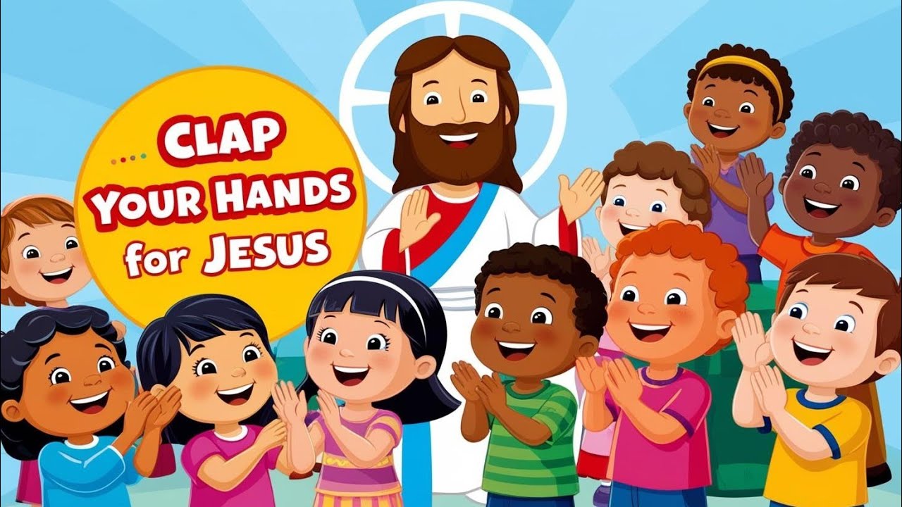clap your hands for jesus #kidsmusic #kidsgospel #gospel #gospelforkids ...