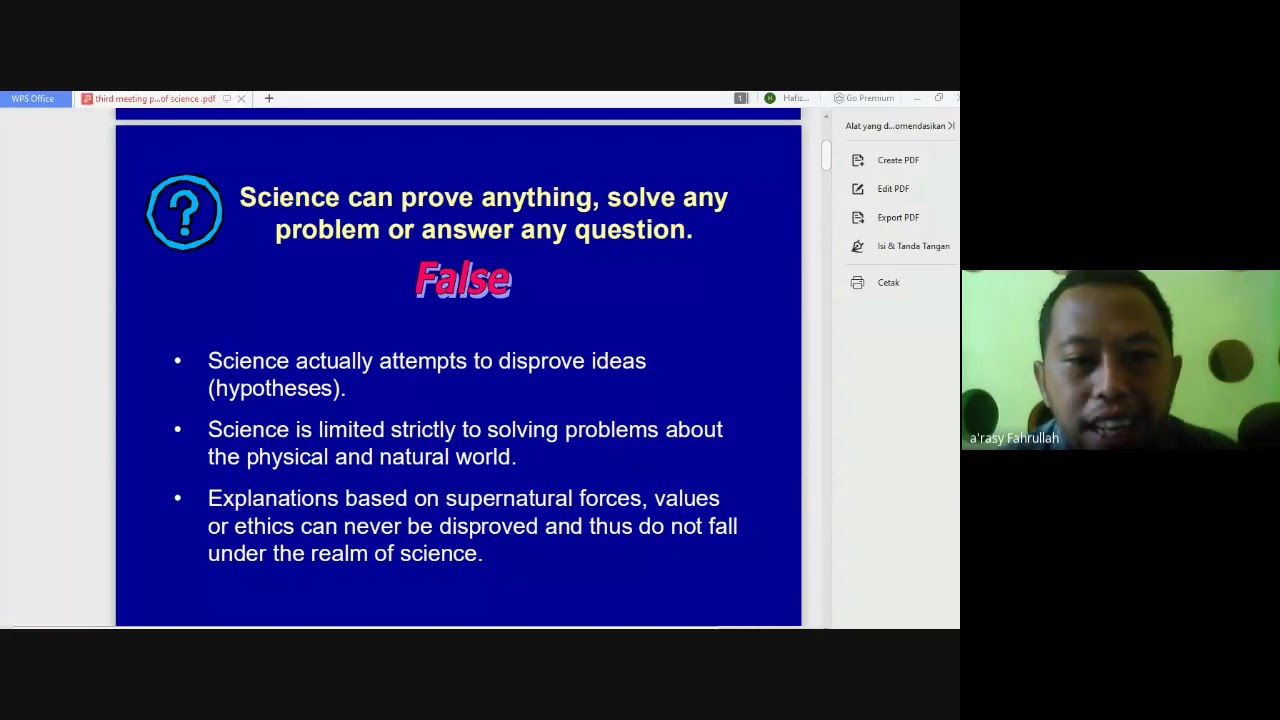 what is science and what is not - YouTube