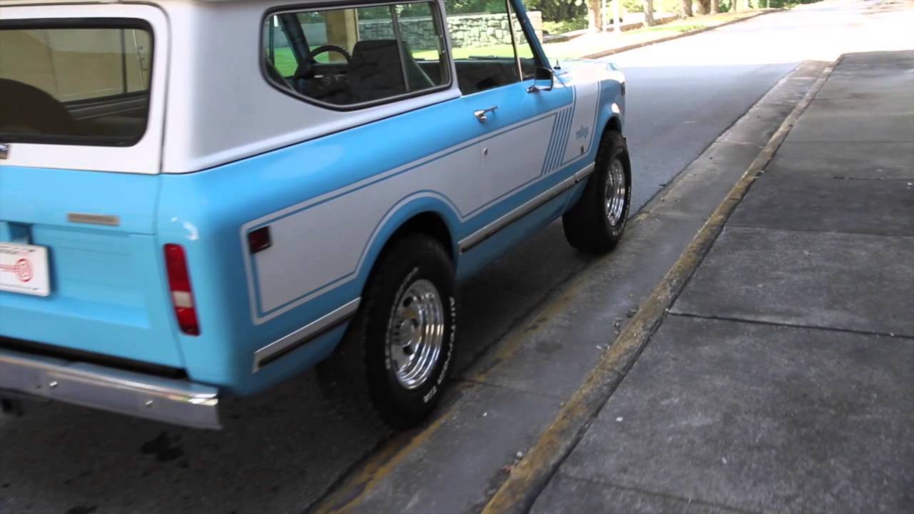 1979 Scout II Lexington Blue for sale - YouTube