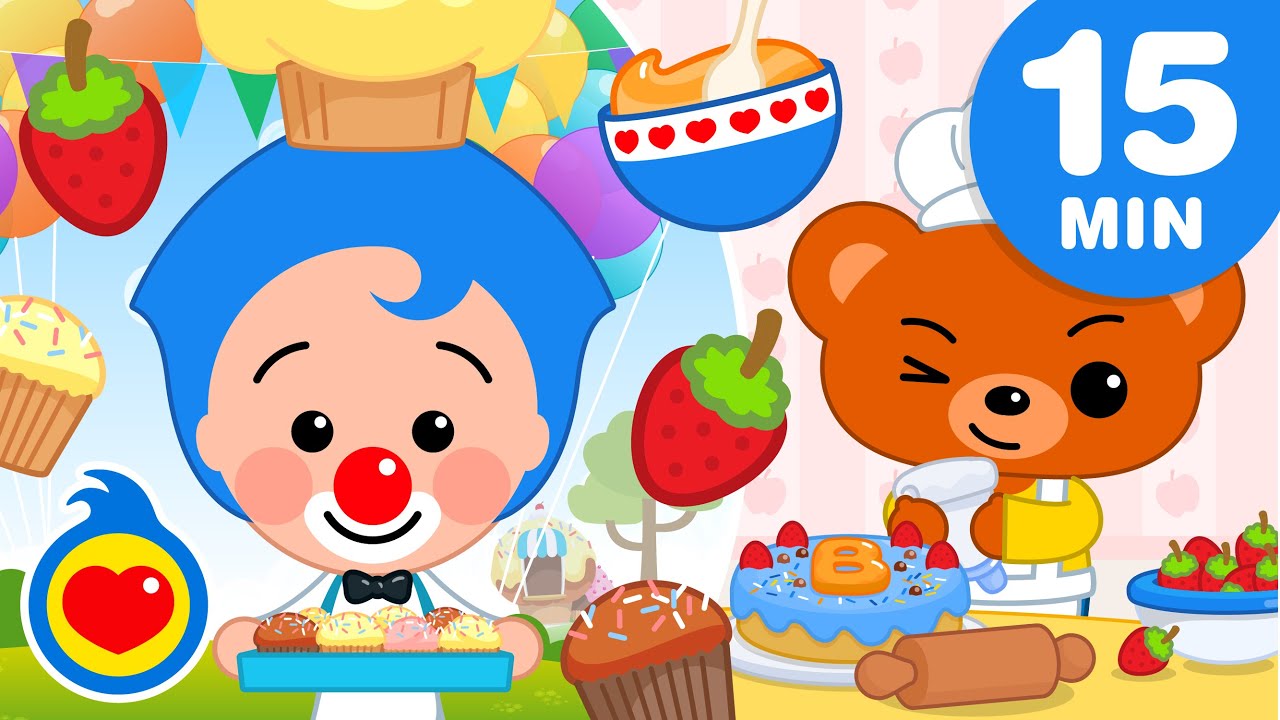Yummy Pies, Cakes, And Cookies 🎂🧁🥮+ More Kids Songs (15 Min) ♫ Plim ...