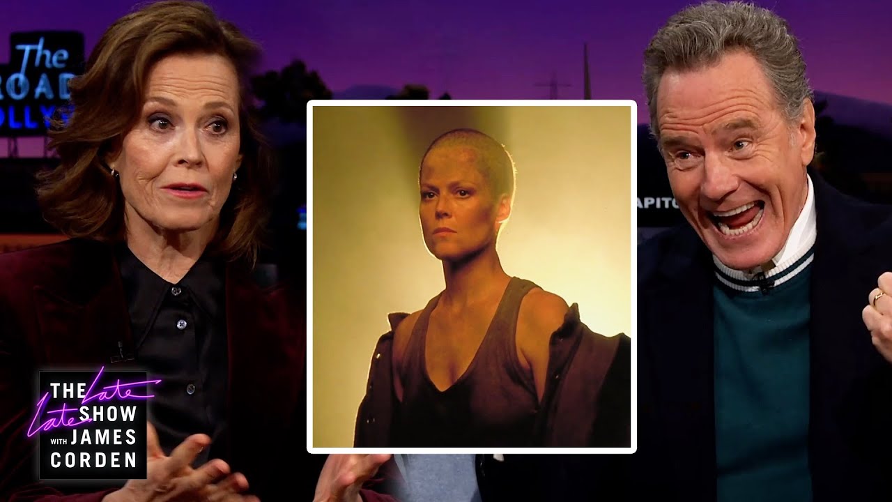 The Bald Truth: Sigourney Weaver and Bryan Cranston Talk Shaved Heads ...