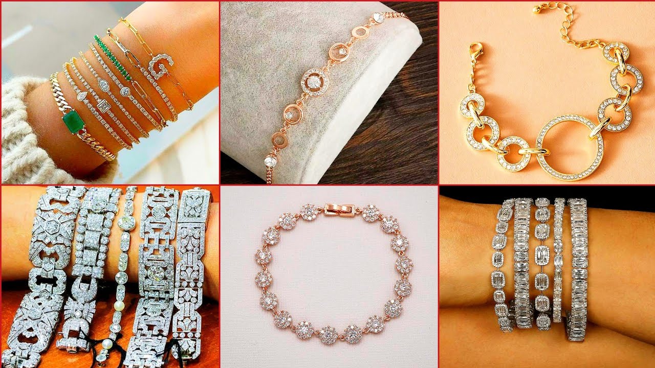 Gorgeous High Class Stylish Diamond Bracelet Design & Ideas/Lightweight ...