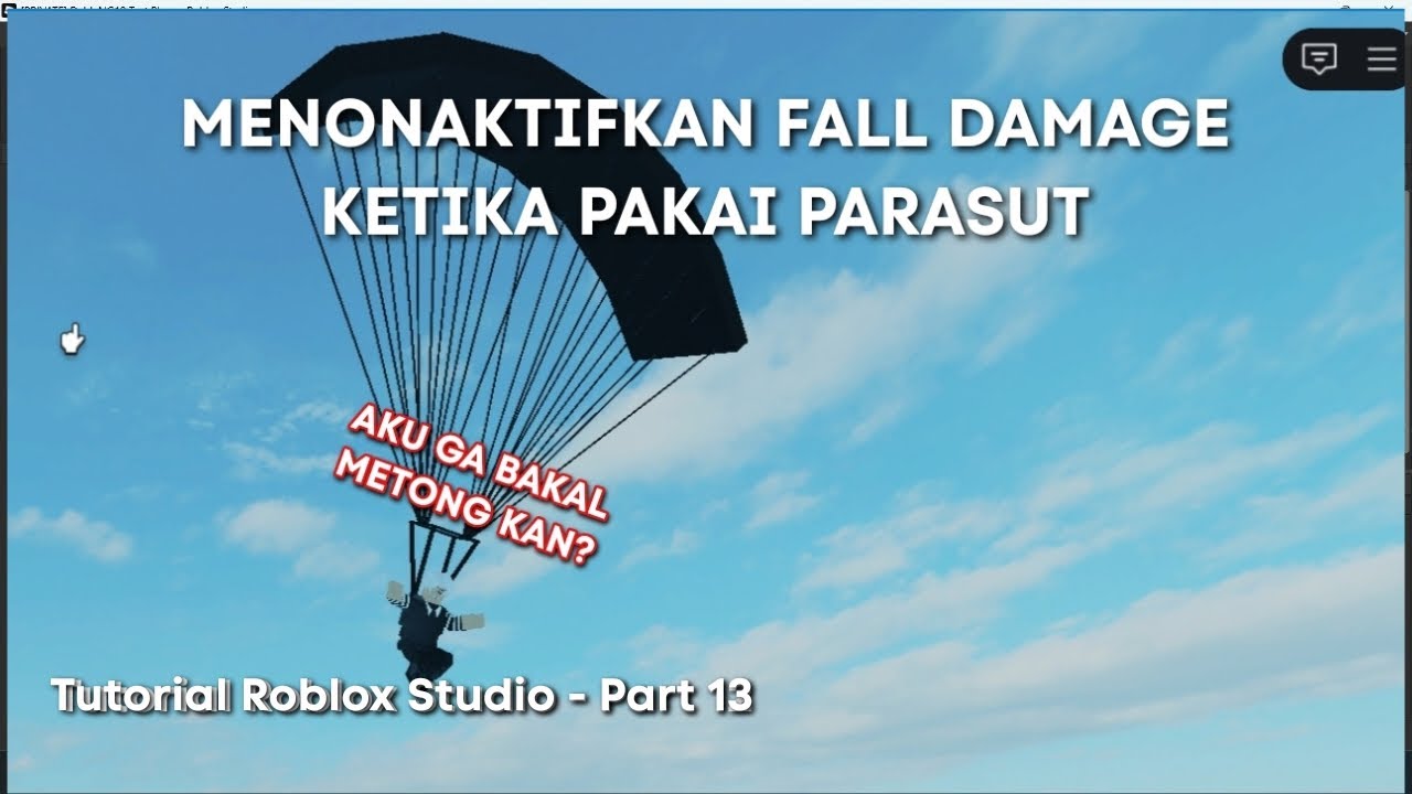 Roblox Studio - Part 13 | MENONAKTIFKAN FALL DAMAGE KETIKA PAKAI ...
