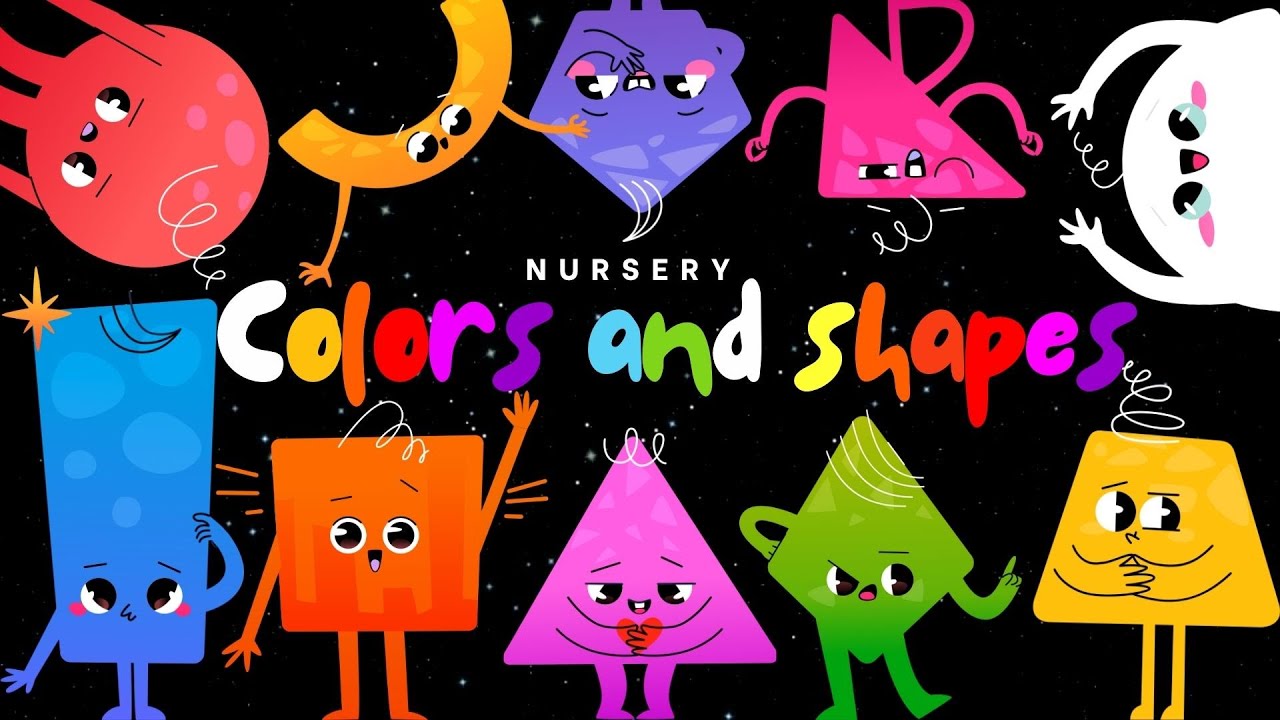 Nursery Colors and Shapes: Baby Sensory - Square, Circle + More ...