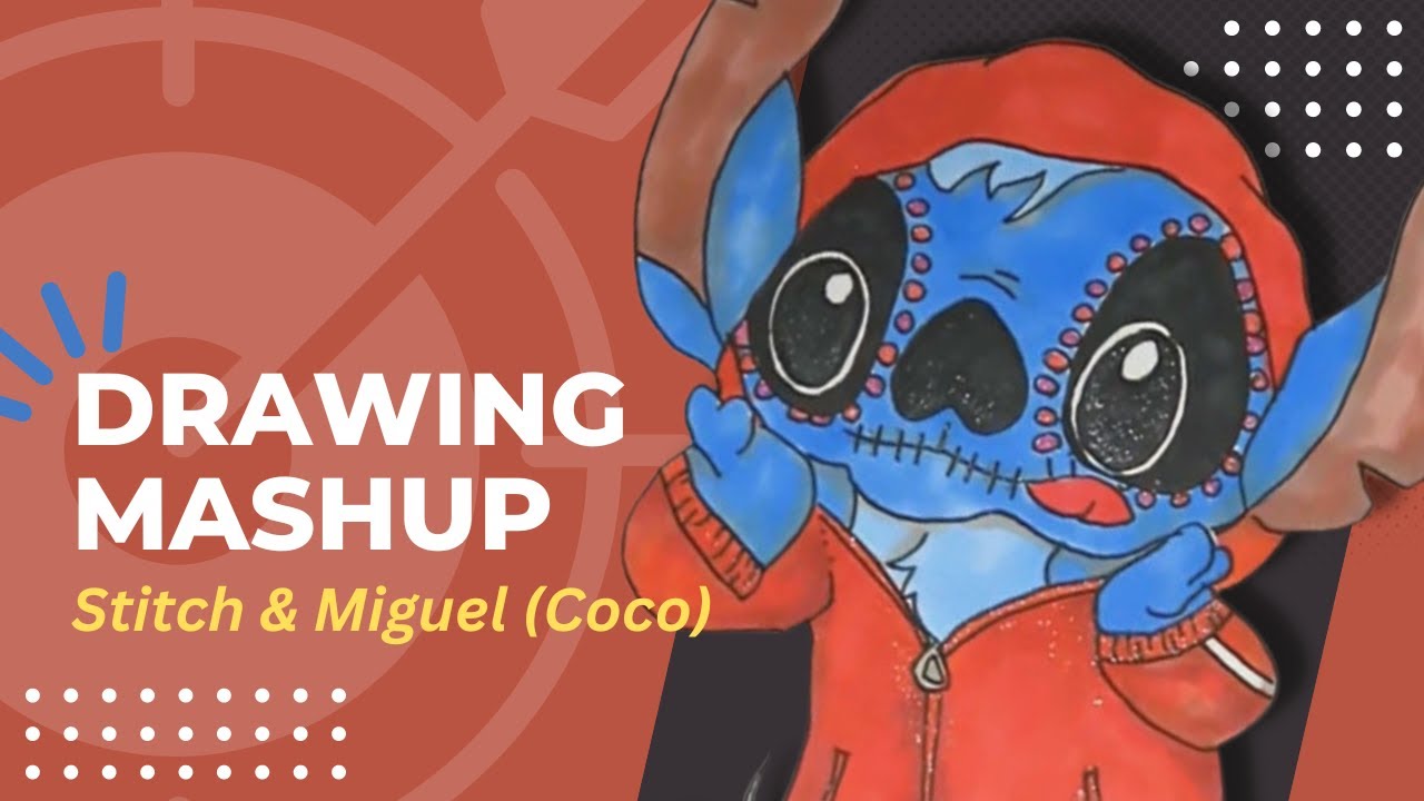 Stitch & Miguel (Coco) Mash Up: Jessica Lynn Disney World Original Art ...
