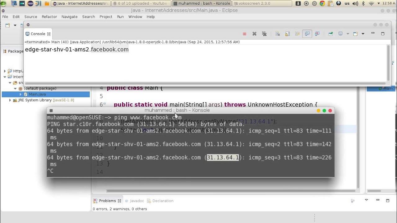 30 JAVA Networking InetAddresses - YouTube
