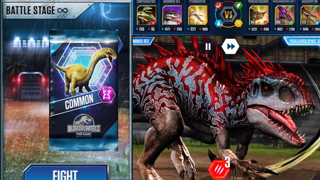 Using Level 40 Indominus Rex Battle Stage Infinite 10/12/2024 Jurassic ...