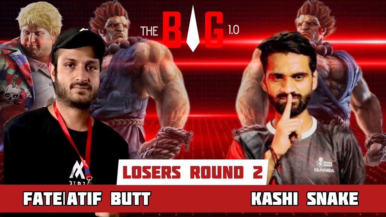 Top16 ( FATE| Atif Butt ) Bob VS ( Khale| Kashi Snake) Akuma || Losers R2 [ The Big 1.0 ] Tekken ...