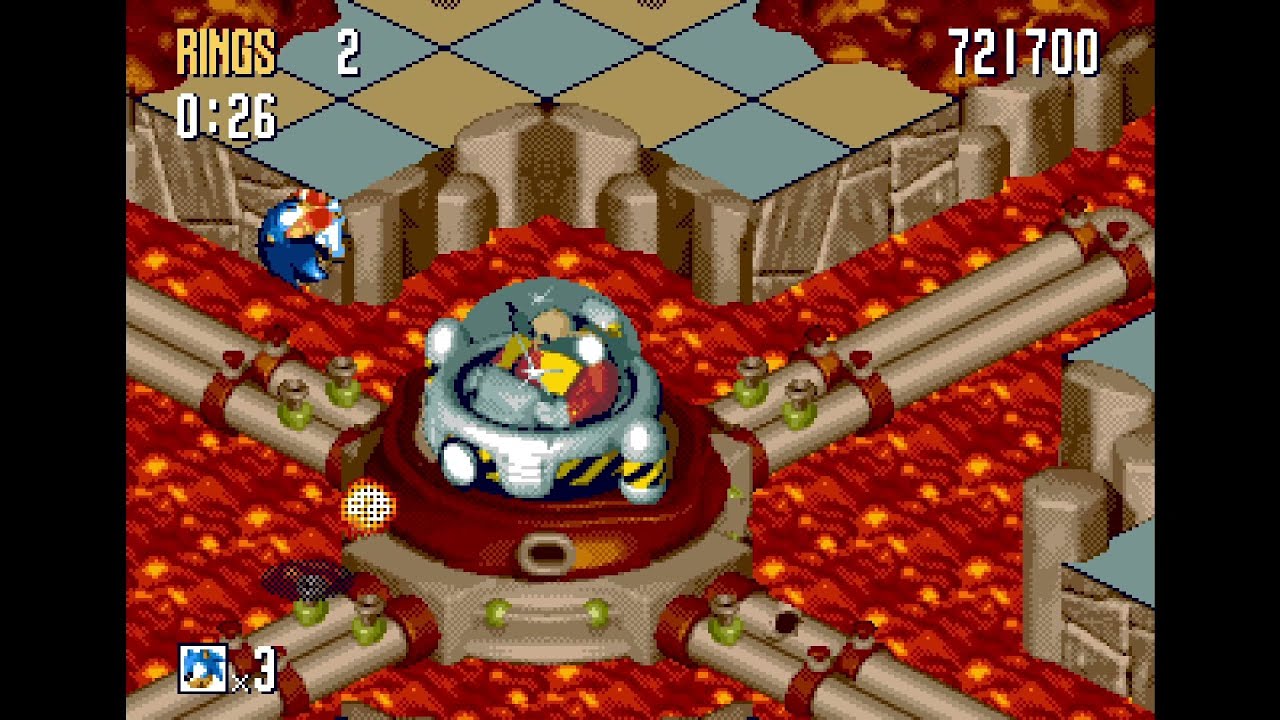 Sonic 3D Blast: Director's Cut - Volcano Valley Zone (Act 3) - YouTube